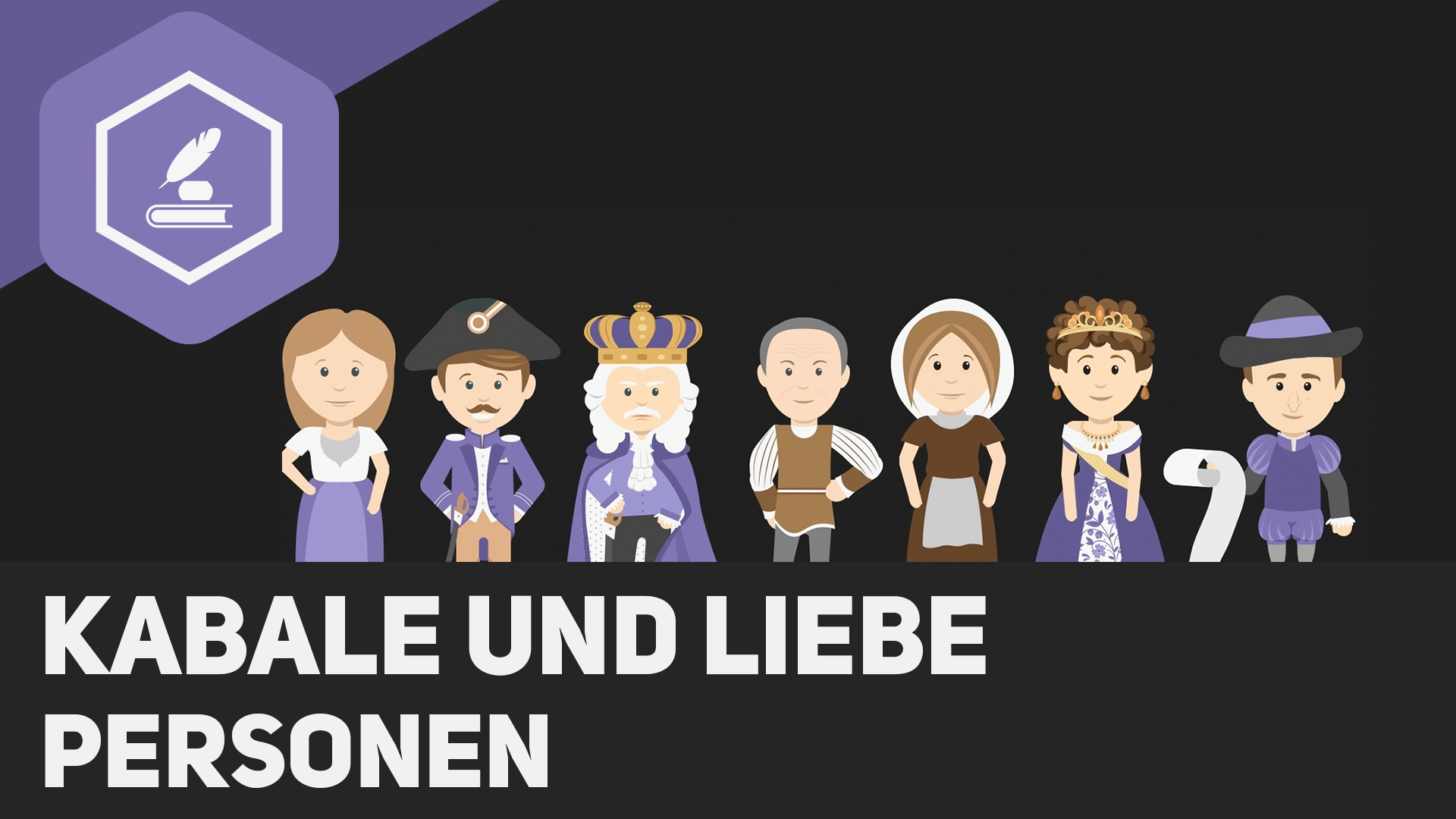 Kabale und Liebe Personen einfach erklärt - simpleclub