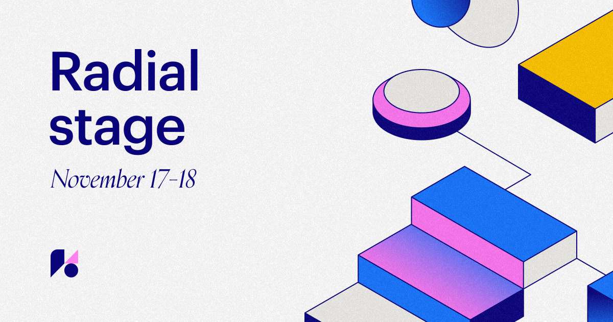 Radial stage - No-Code Conf 2021 | Webflow