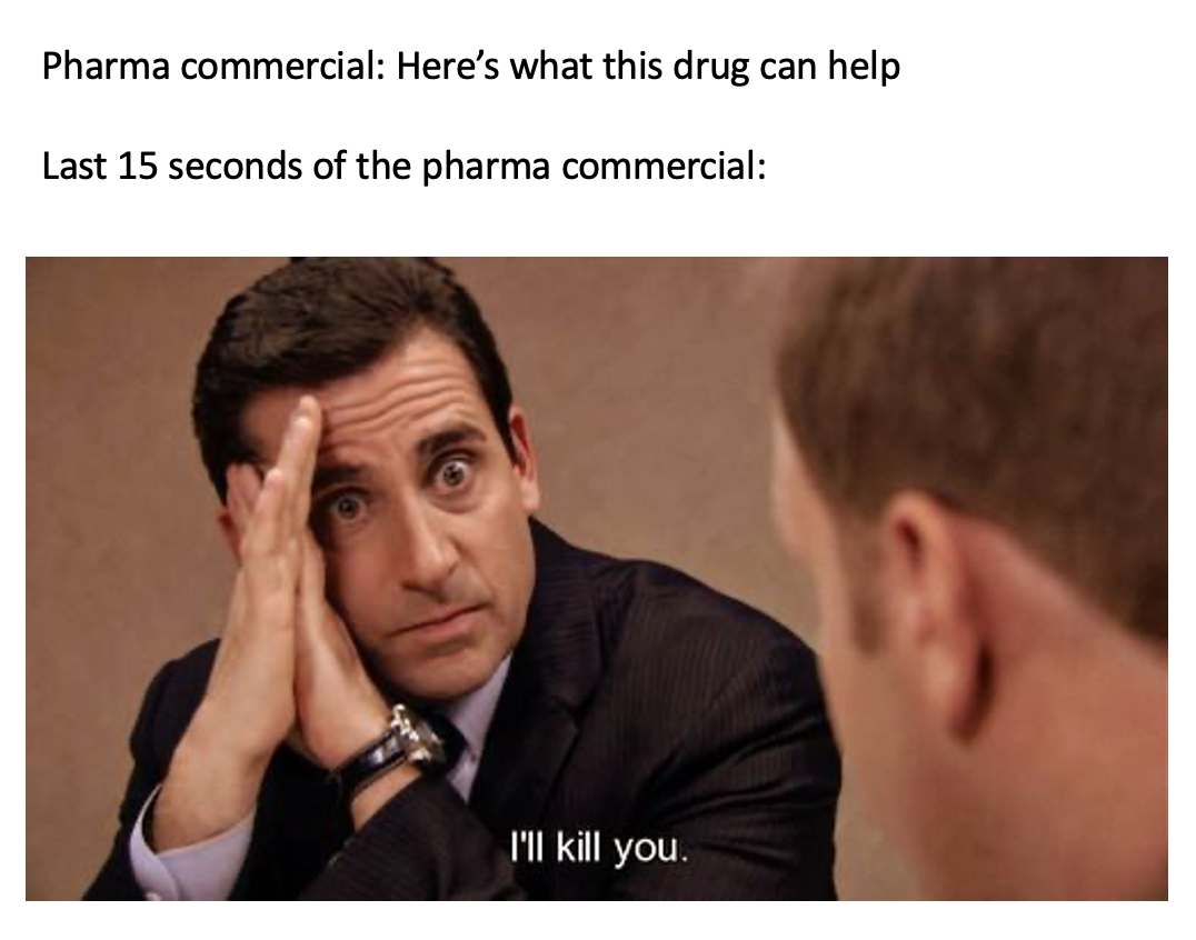 Prescription Drug Commercials: Why are you the way you are? | Out-Of-Pocket