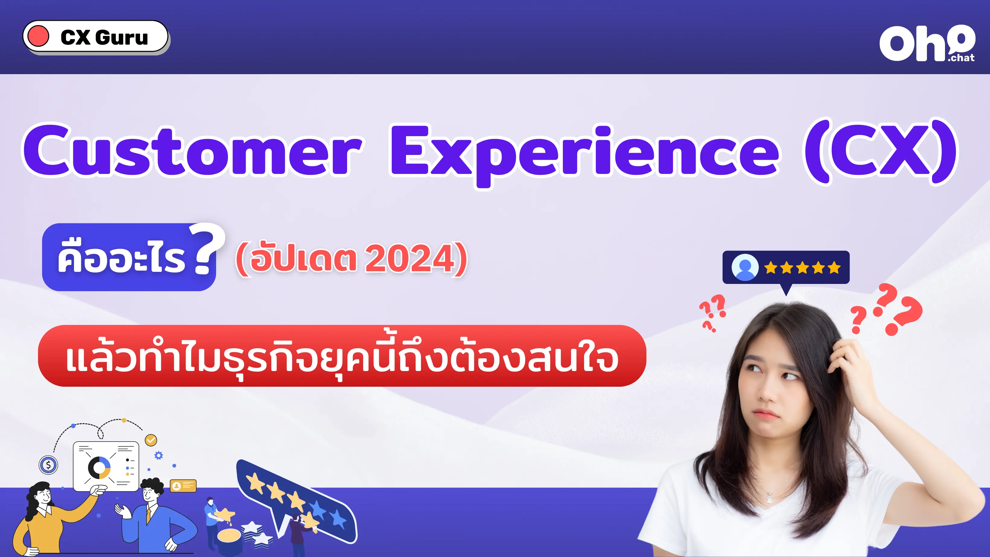 Customer Experience (CX) คืออะไร แล้วทำไมธุรกิจยุคนี้ถึงต้องสนใจ - Oho Chat