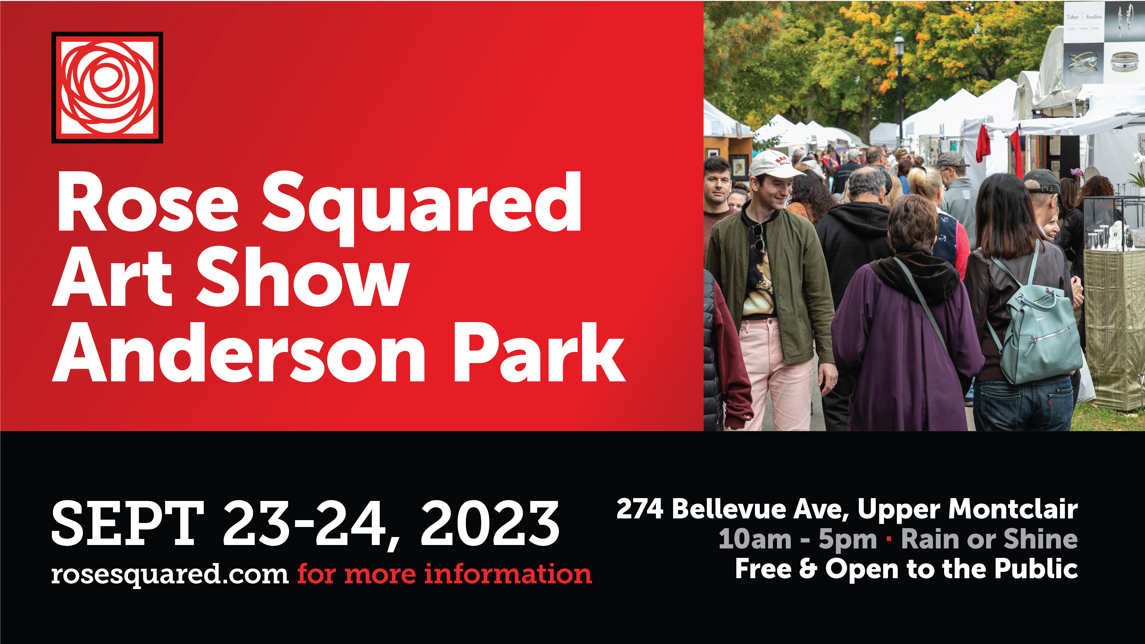 39th Rose Squared Art Show Anderson Park - EVENT