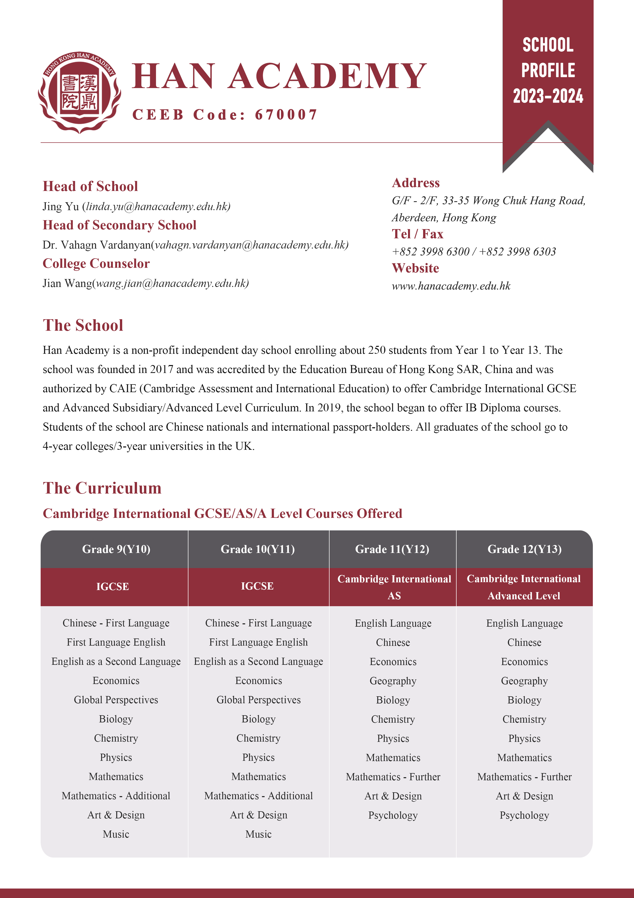 Han Academy - About Us