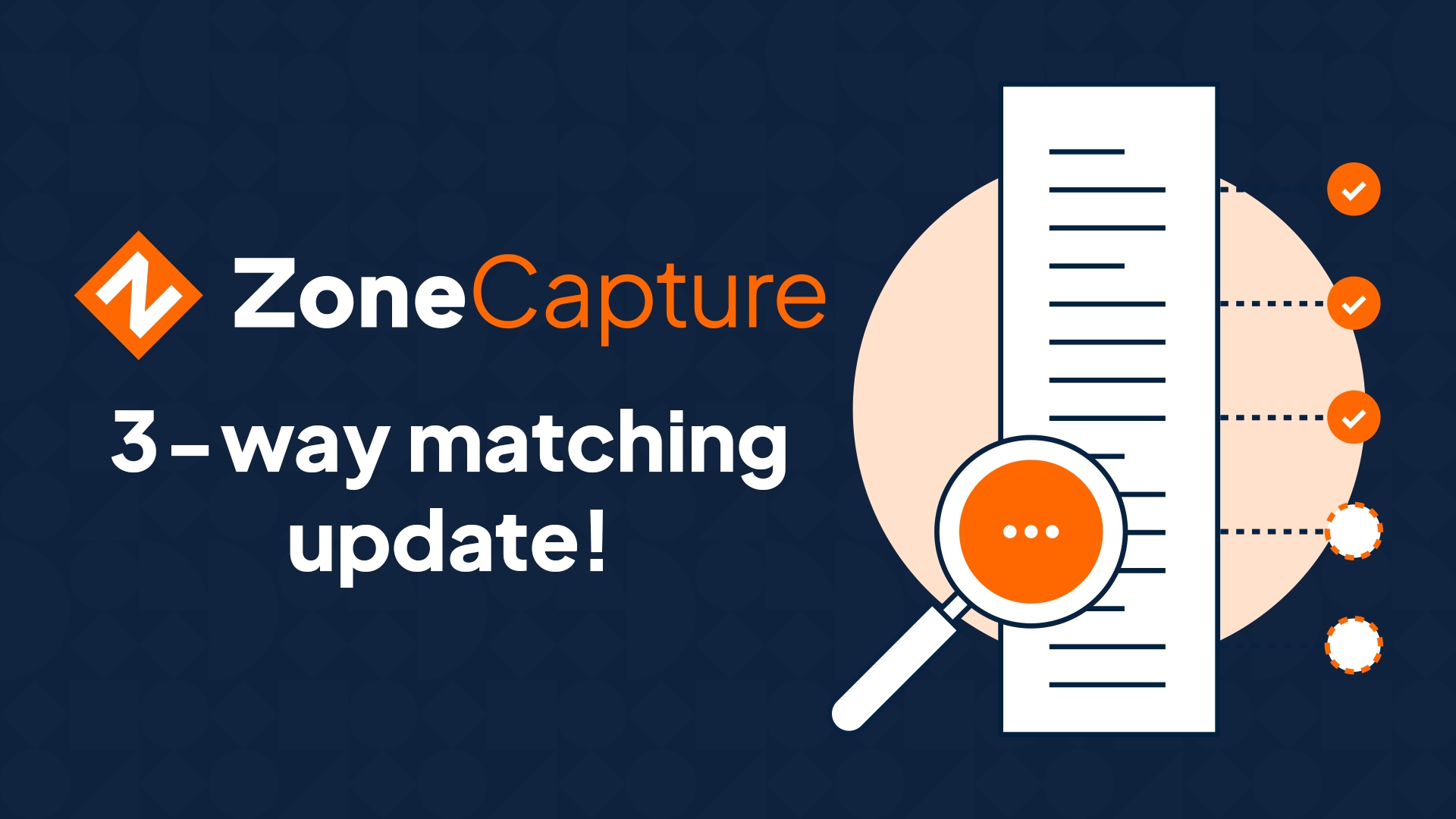 ZoneCapture 3-way matching update