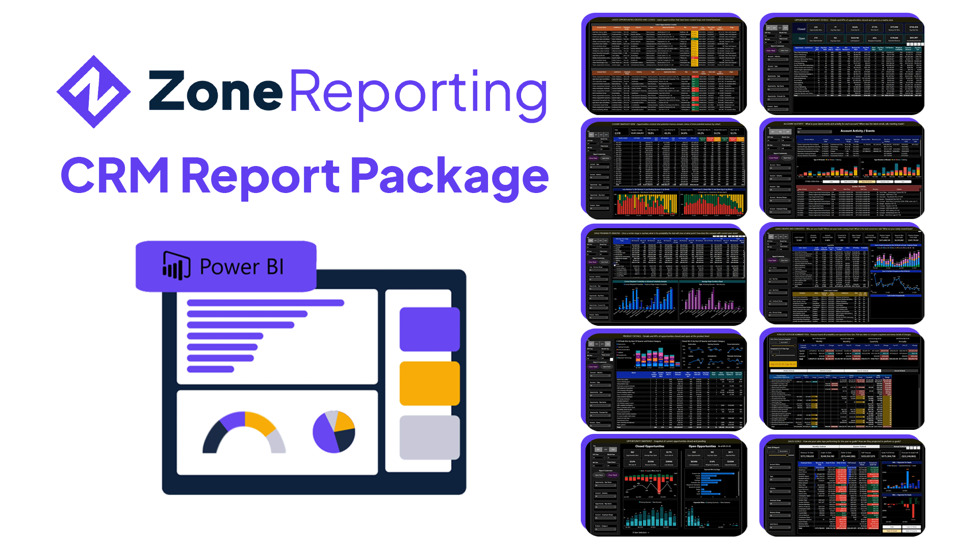 CRM Report Package | Zone & Co