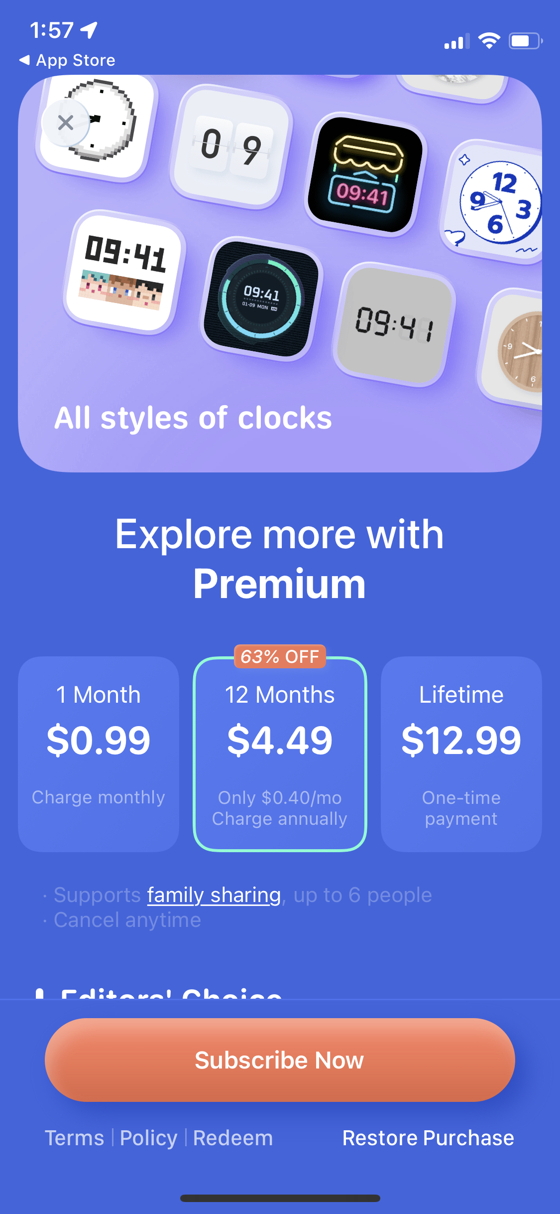Best Mobile Paywall - MD Clock - Clock Widget