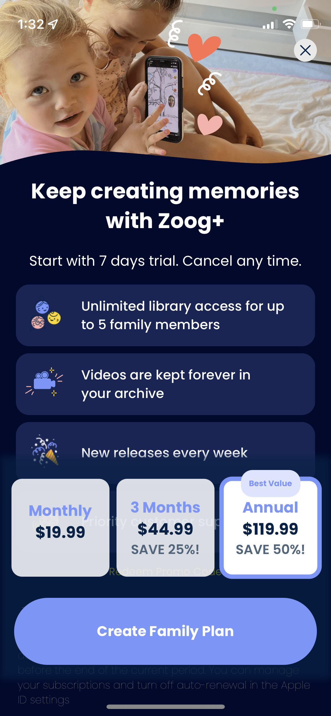 Best Mobile Paywall - Zoog: Magical Storytime