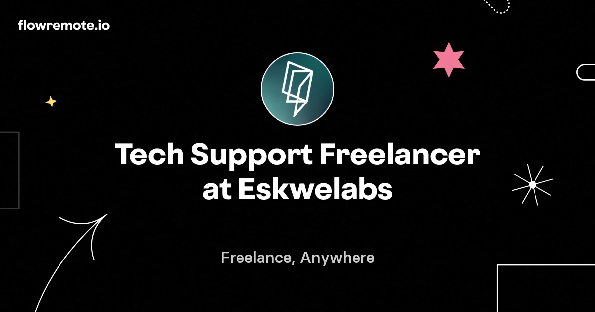 Hiring: Freelance Tech Support Freelancer at Eskwelabs