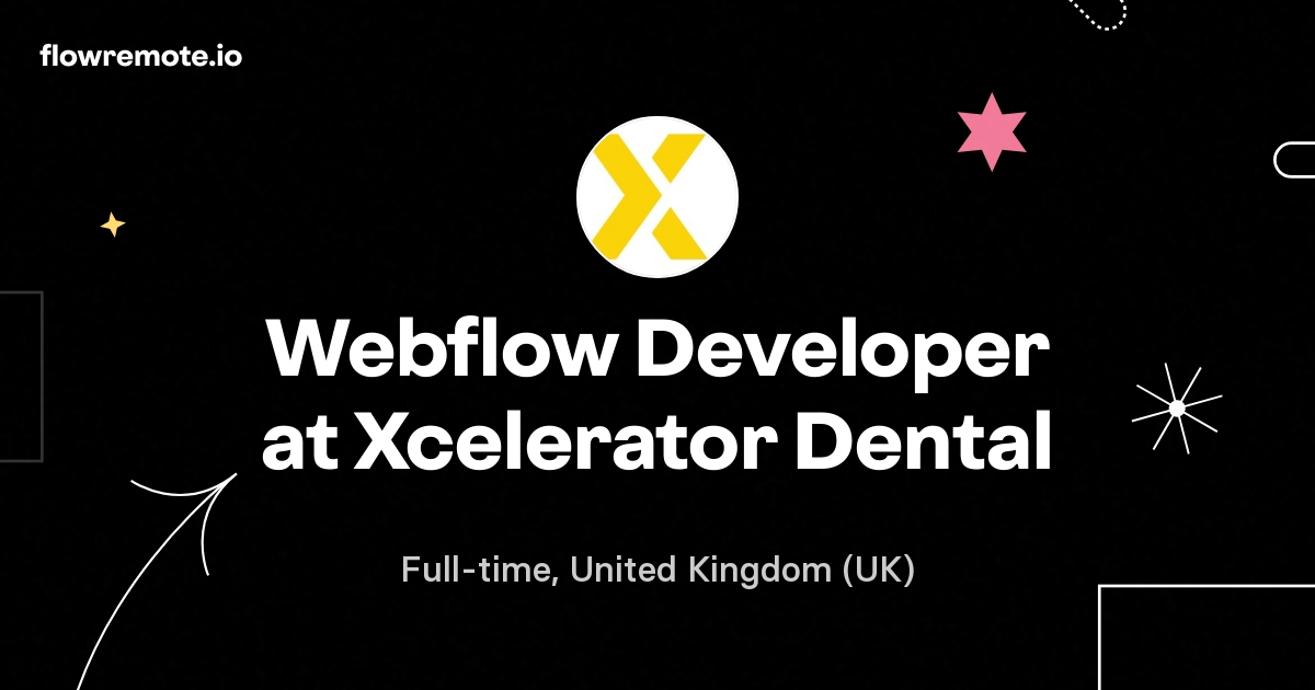 Hiring: Full-time Webflow Developer at Xcelerator Dental