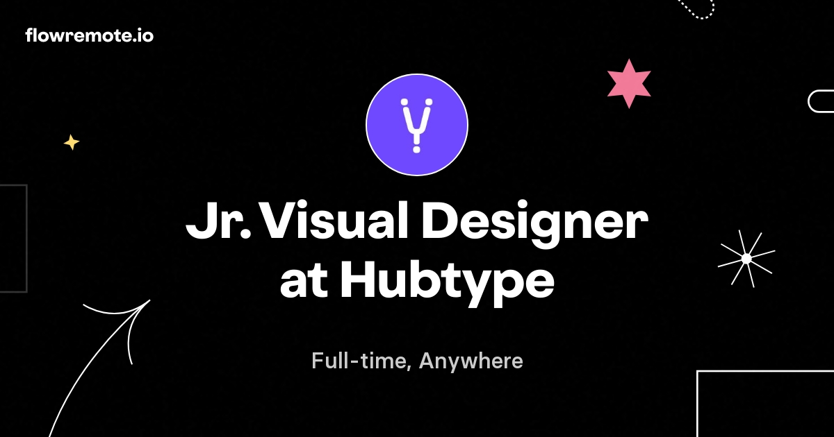 Hiring: Full-time Jr. Visual Designer at Hubtype
