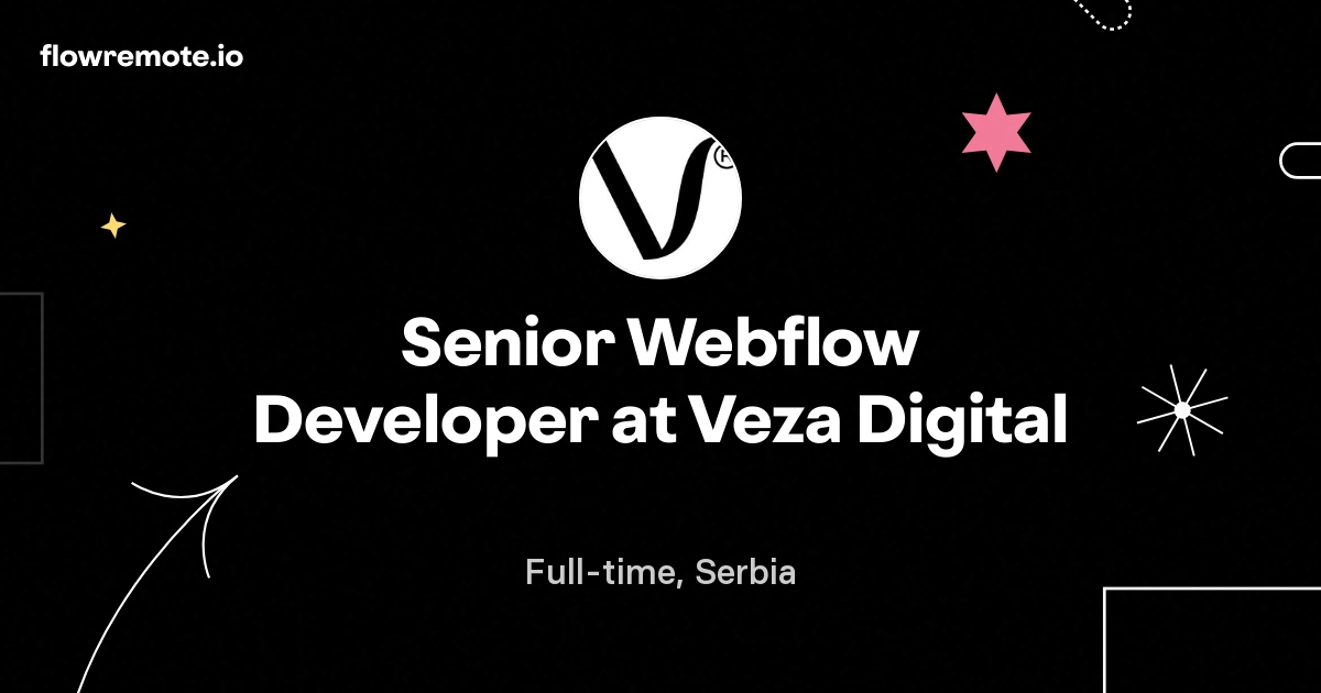 Hiring: Full-time Senior Webflow Developer at Veza Digital