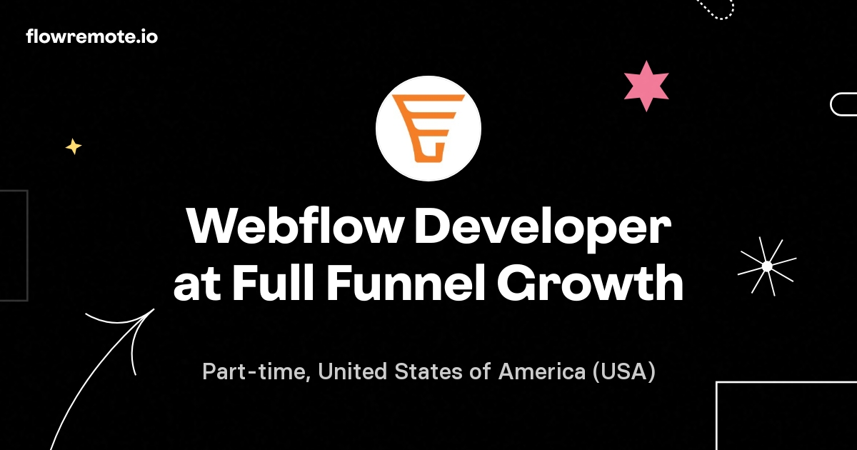 Hiring: Part-time Webflow Developer at Full Funnel Growth