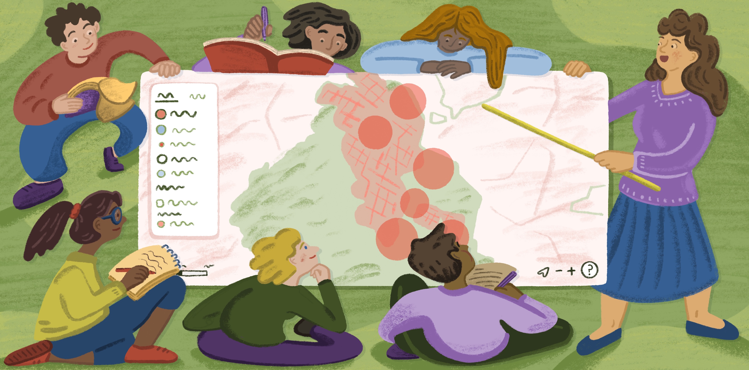 Teaching Spatial Analysis with Felt