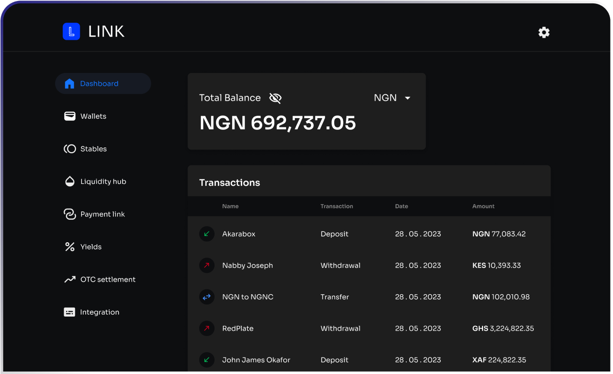 LINK - Global web3 Cross Border Payments Infrastructure