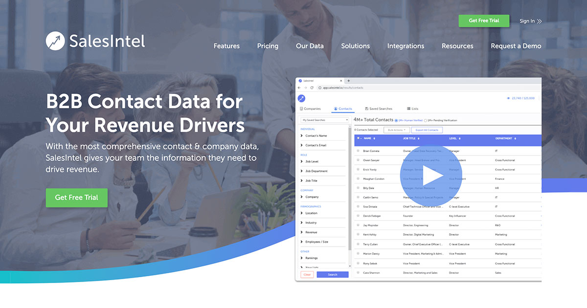 Compare SalesIntel With Similar Tools | Coldlytics