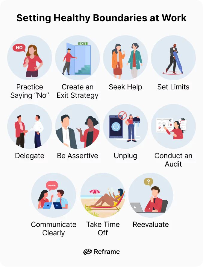 11 Ways To Set Healthier Boundaries at Work