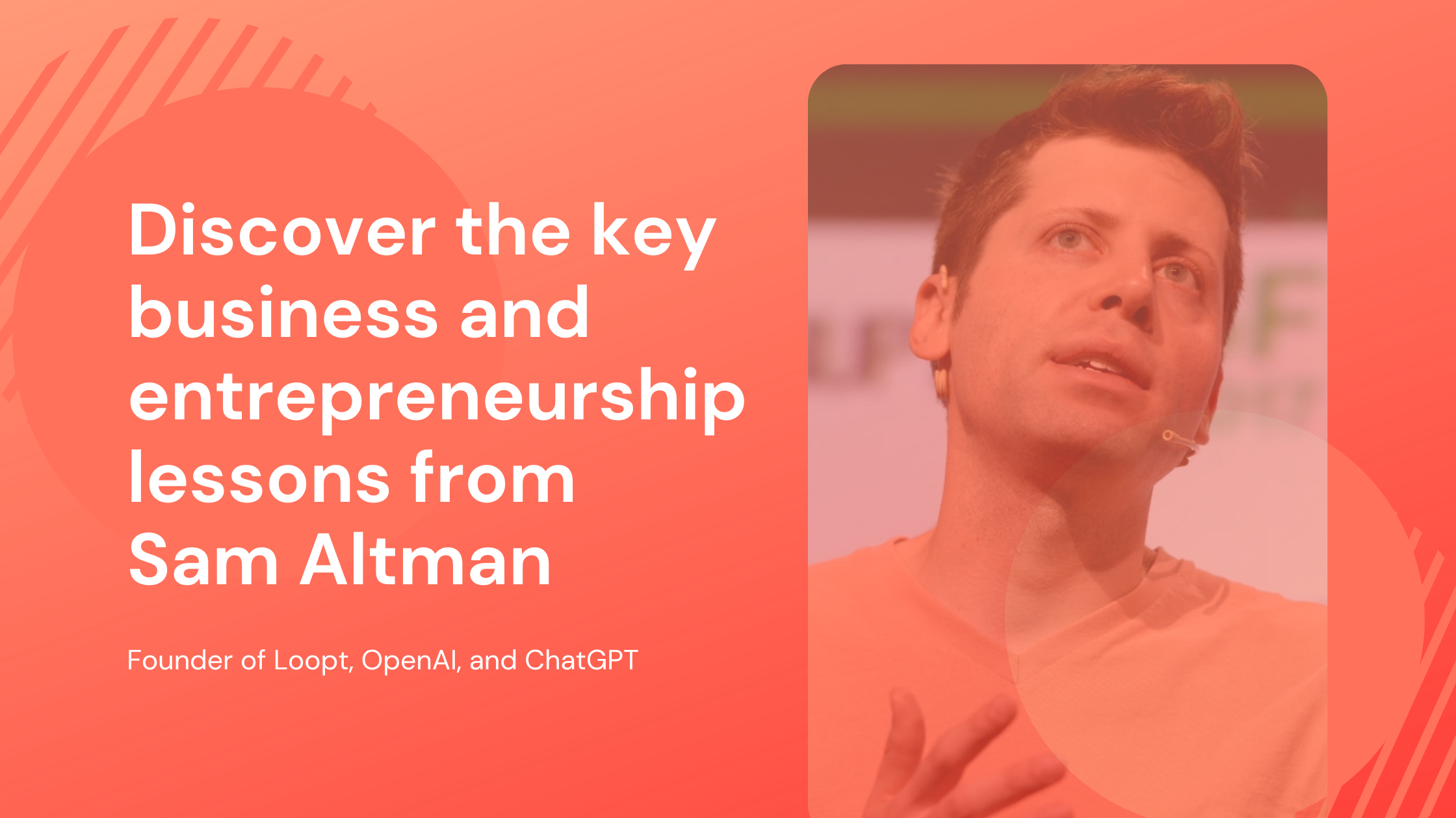 5 Business Lessons from Sam Altman, Founder of ChatGPT, for Aspiring ...