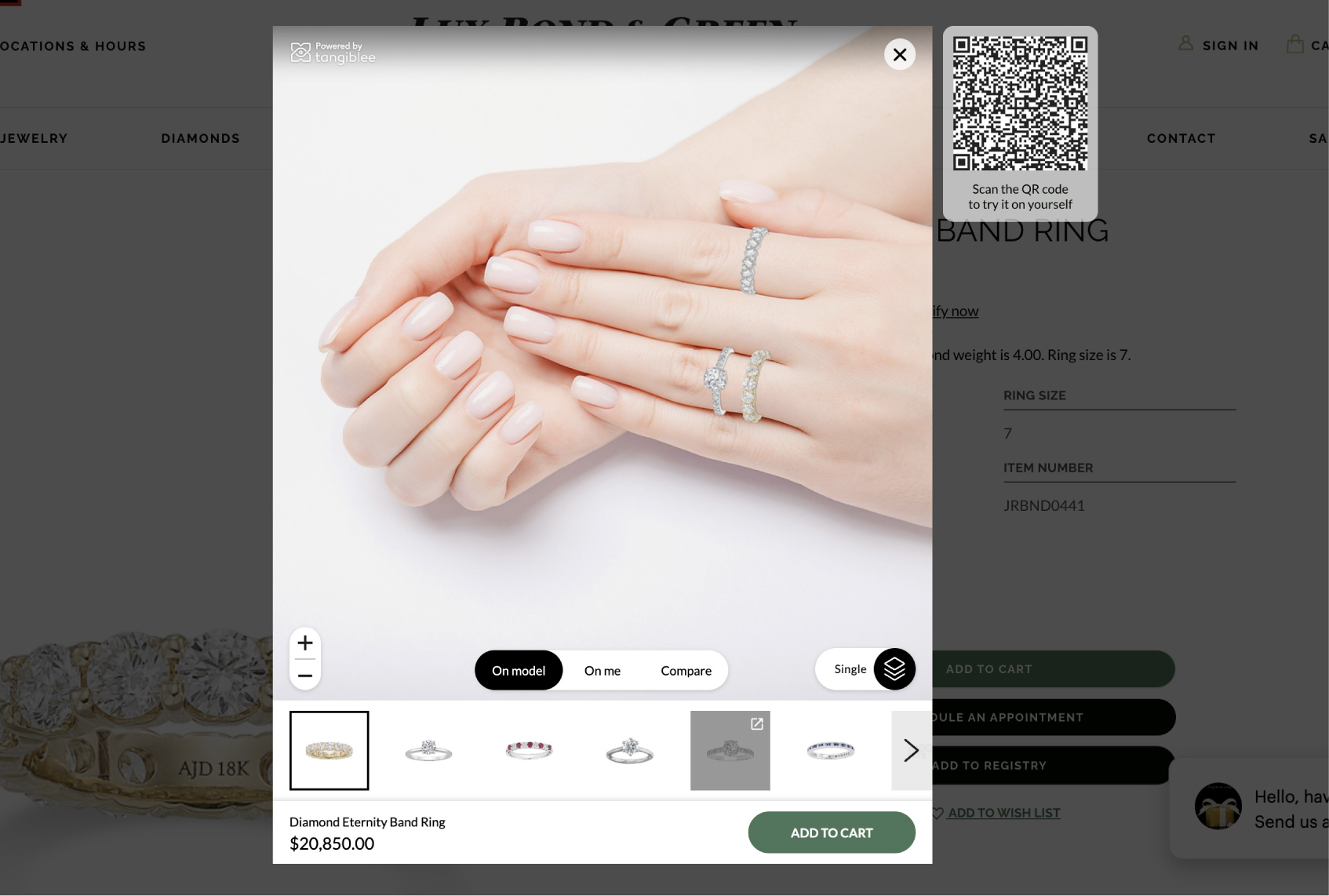 Lux Bond & Green Immerses Customers In An Interactive Online Experience With Tangiblee