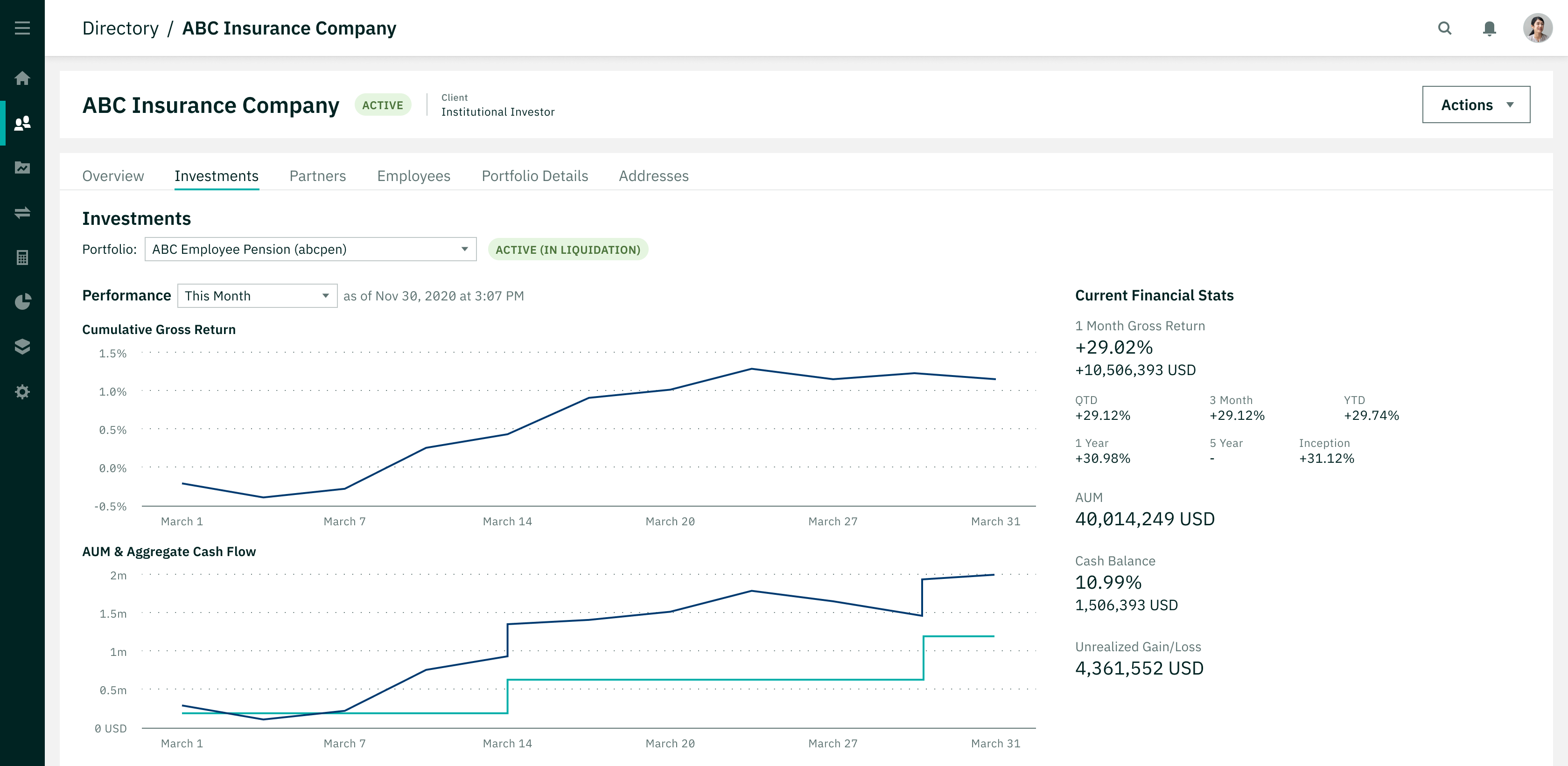 Investment Management Platform