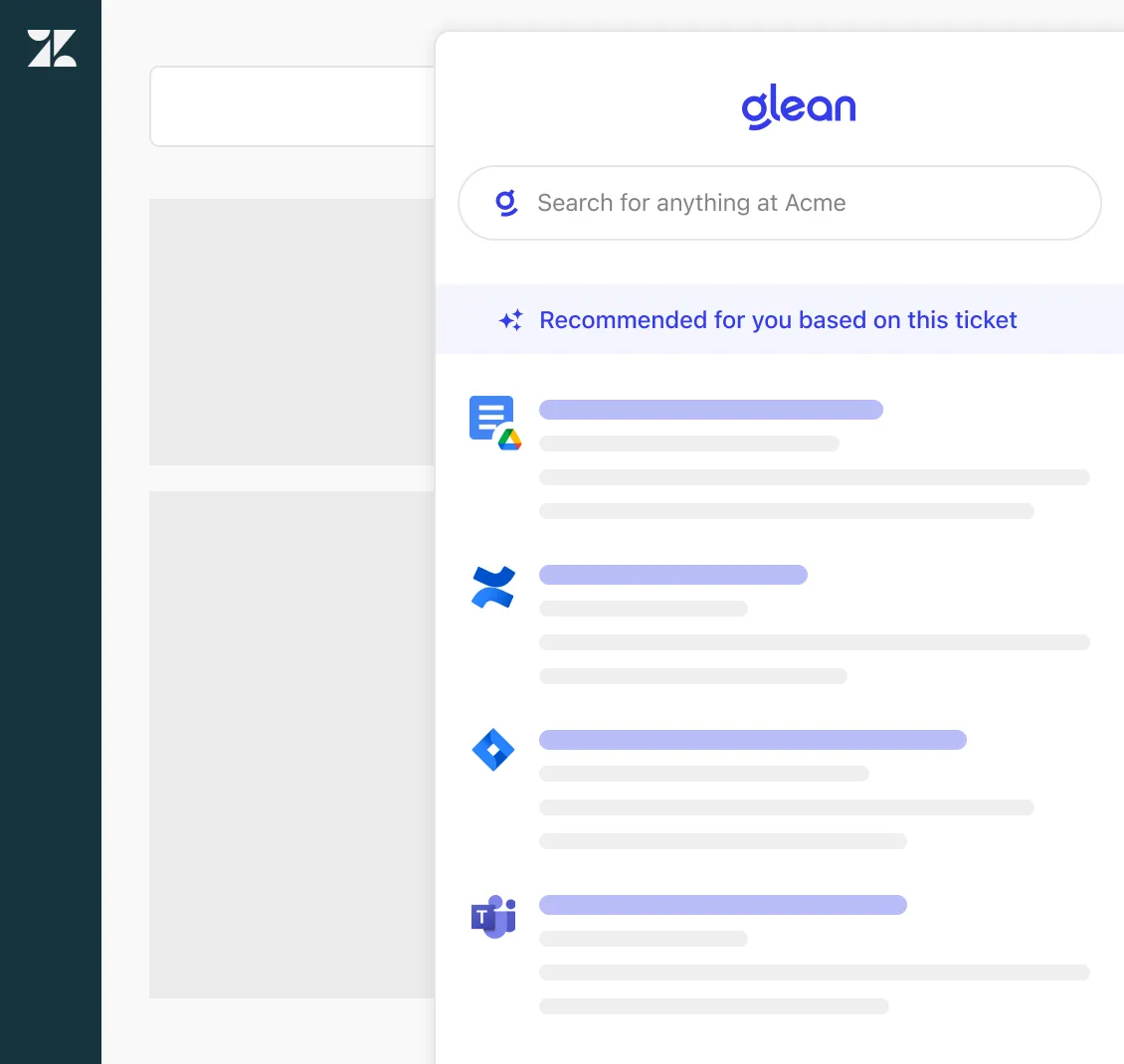 Search and Knowledge Base Solutions for Support | Glean