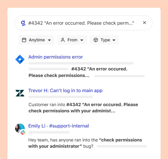 Search and Knowledge Base Solutions for Support | Glean