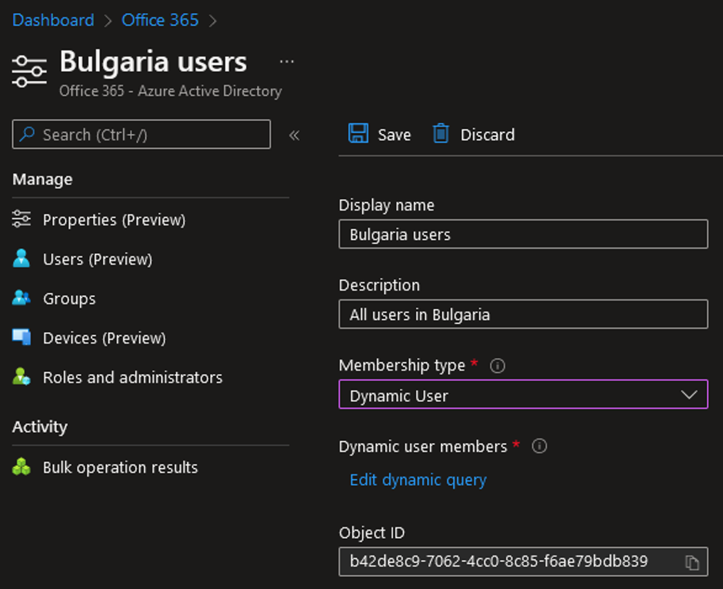 Azure AD Administrative Units: Dynamic Membership Rules