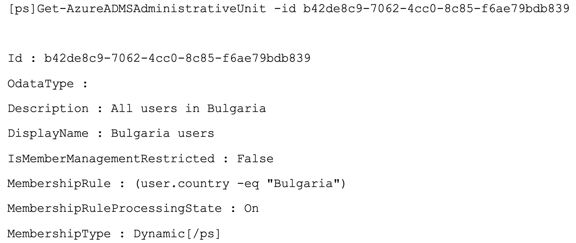 Azure AD Administrative Units: Dynamic Membership Rules