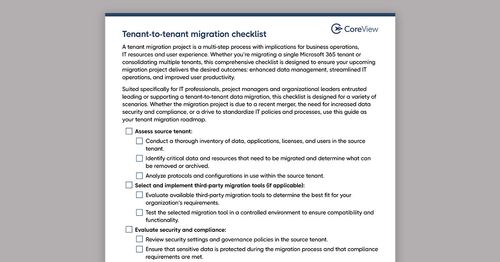 Microsoft 365 Tenant-to-tenant Migration: a Comprehensive Guide for It Leaders
