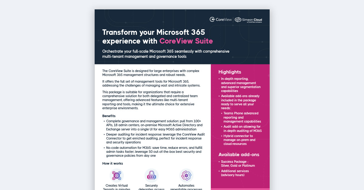 8 Metrics CoreView Reporting can Automate on Microsoft Office 365