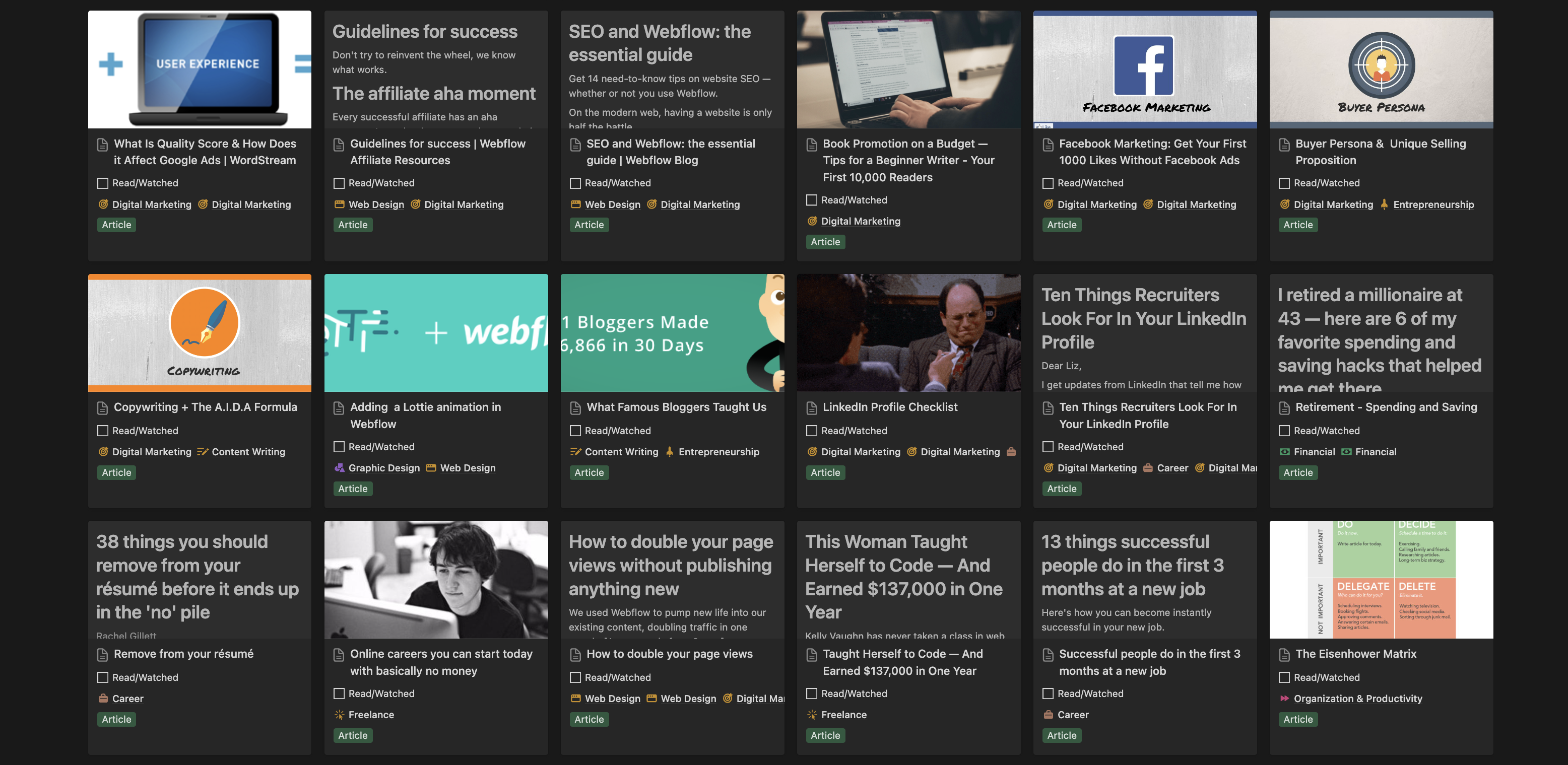 How I Created my Own Personal Knowledge Base using Notion | StoryFlint