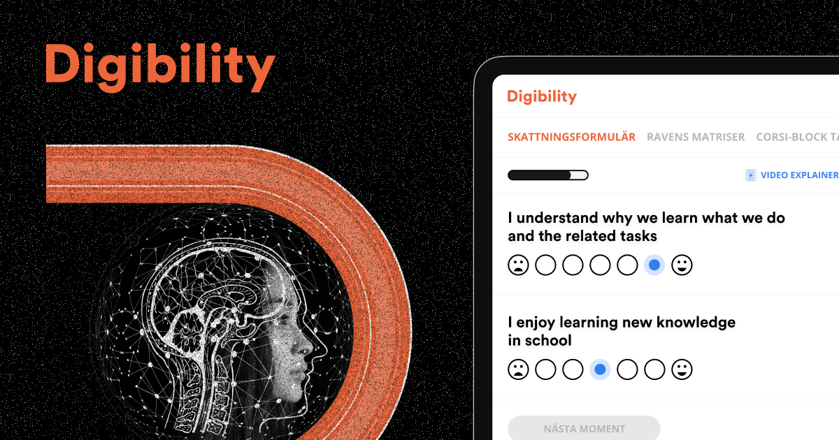 Digibility - Digital dynamisk kartläggning av skolrelaterade förmågor