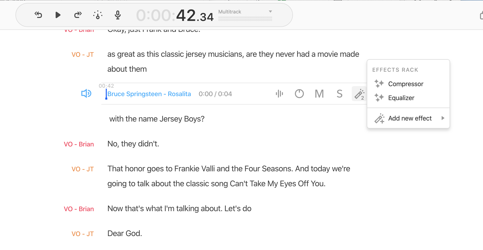 New in Descript: Effects (Compressor & EQ) and more! | Descript