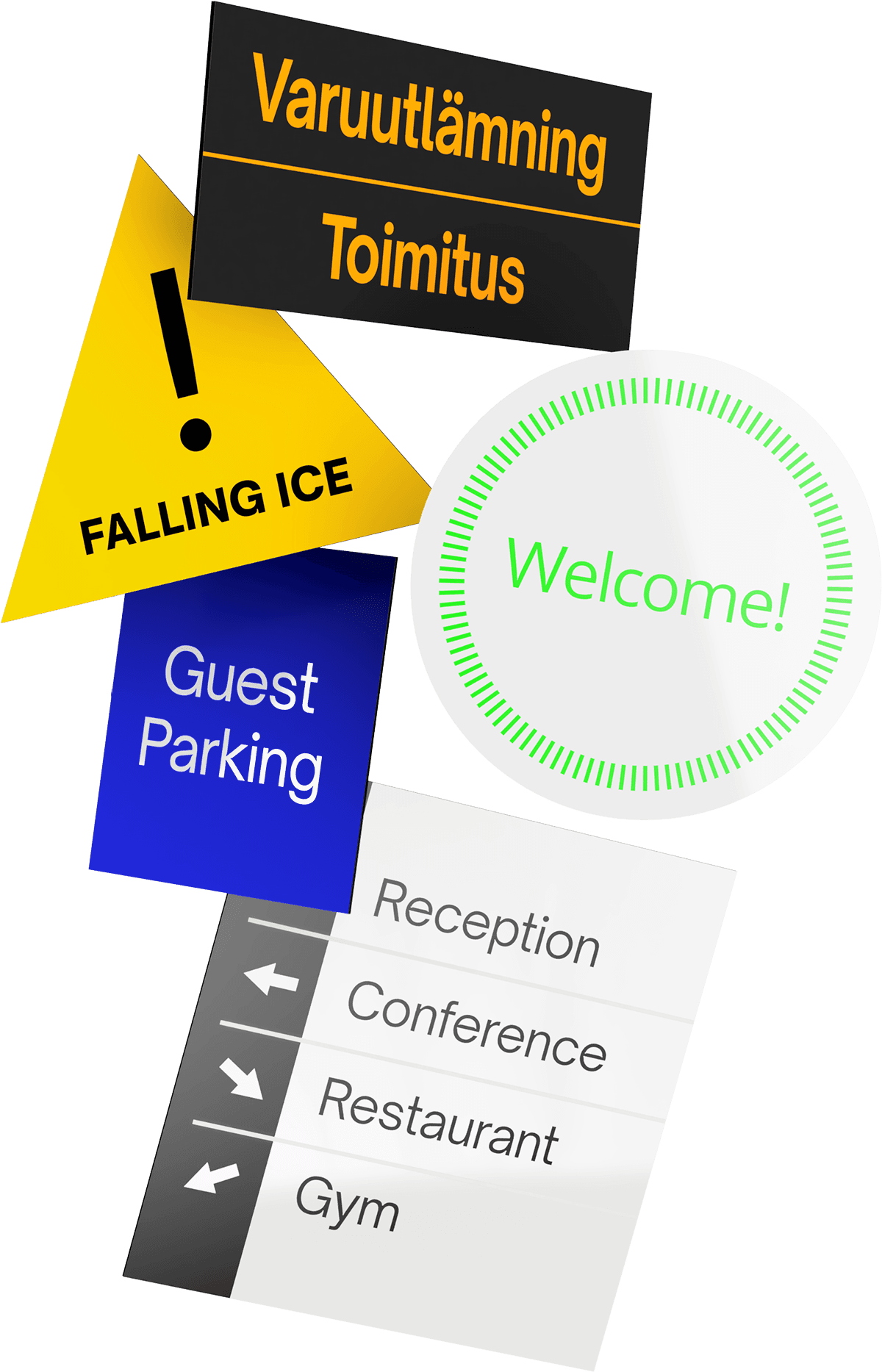 Order Fully Customizable Sturdy Signs | CNC Design