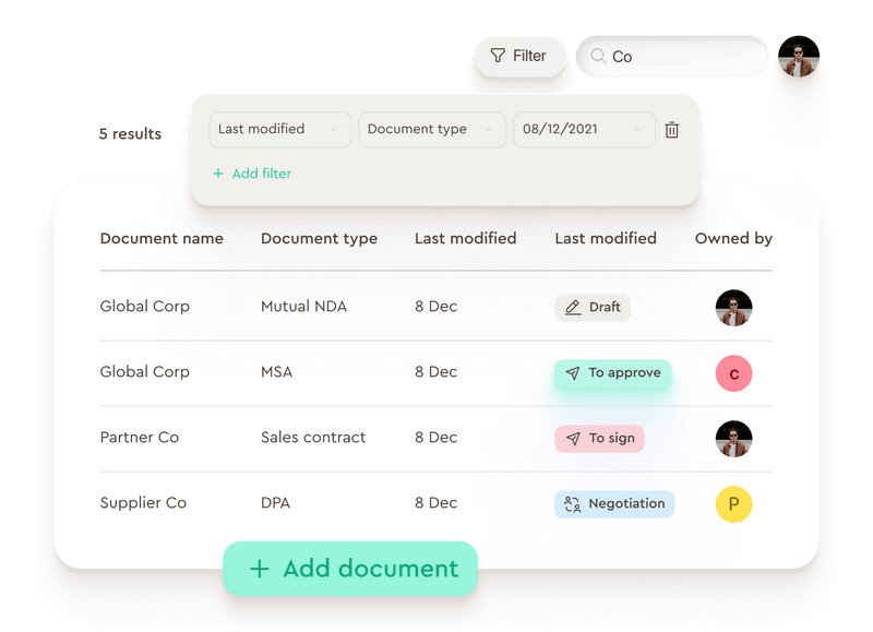 Juro | all-in-one contract automation