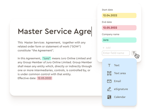 Juro | All-in-one contract management