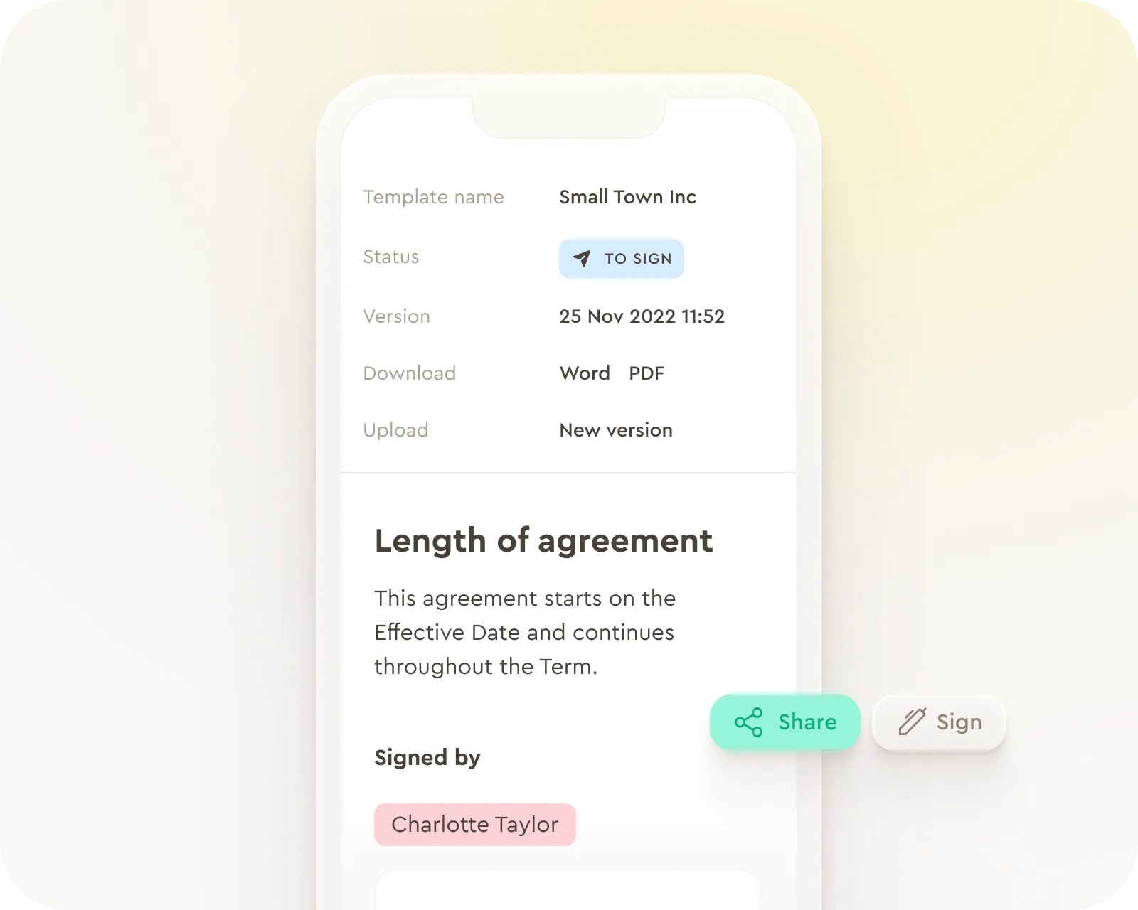 Juro | Sign contracts
