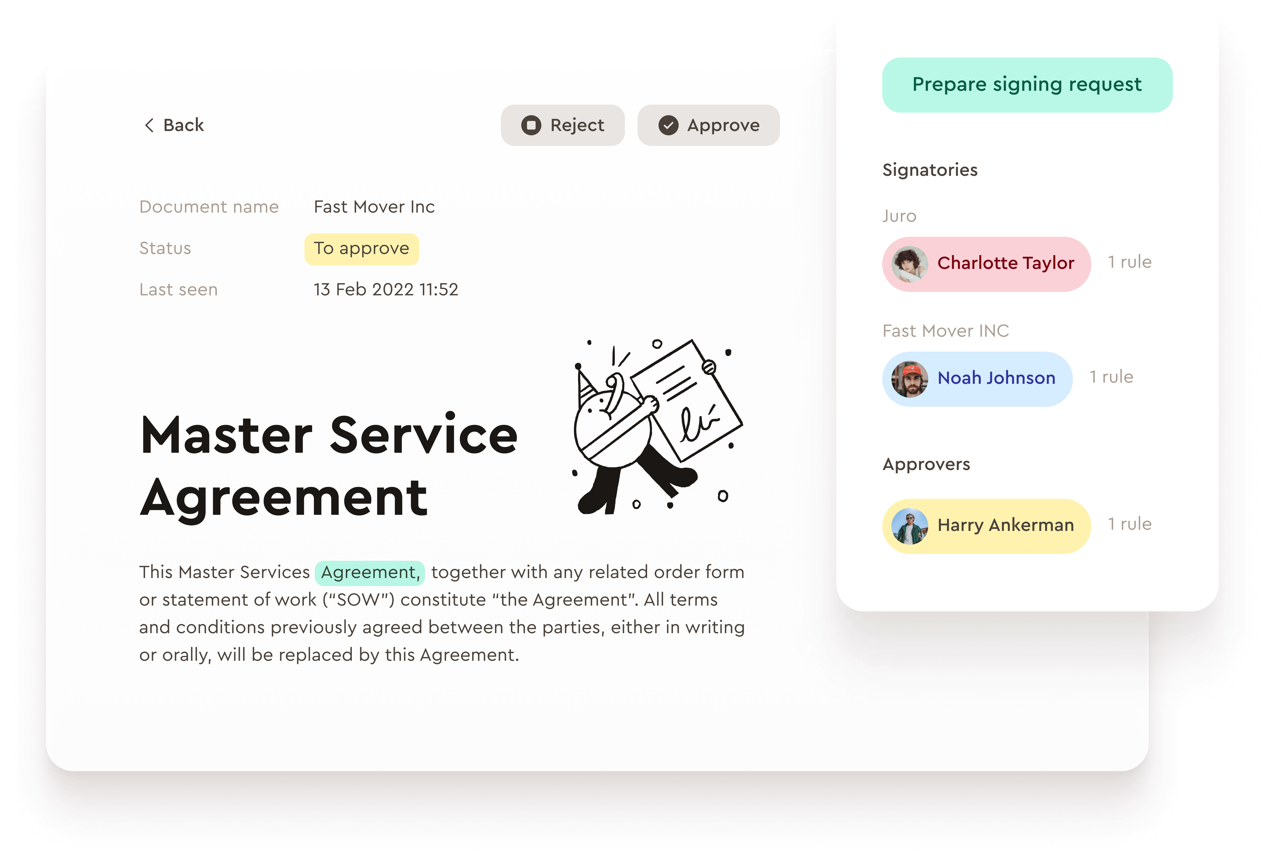 Juro | All-in-one contract management