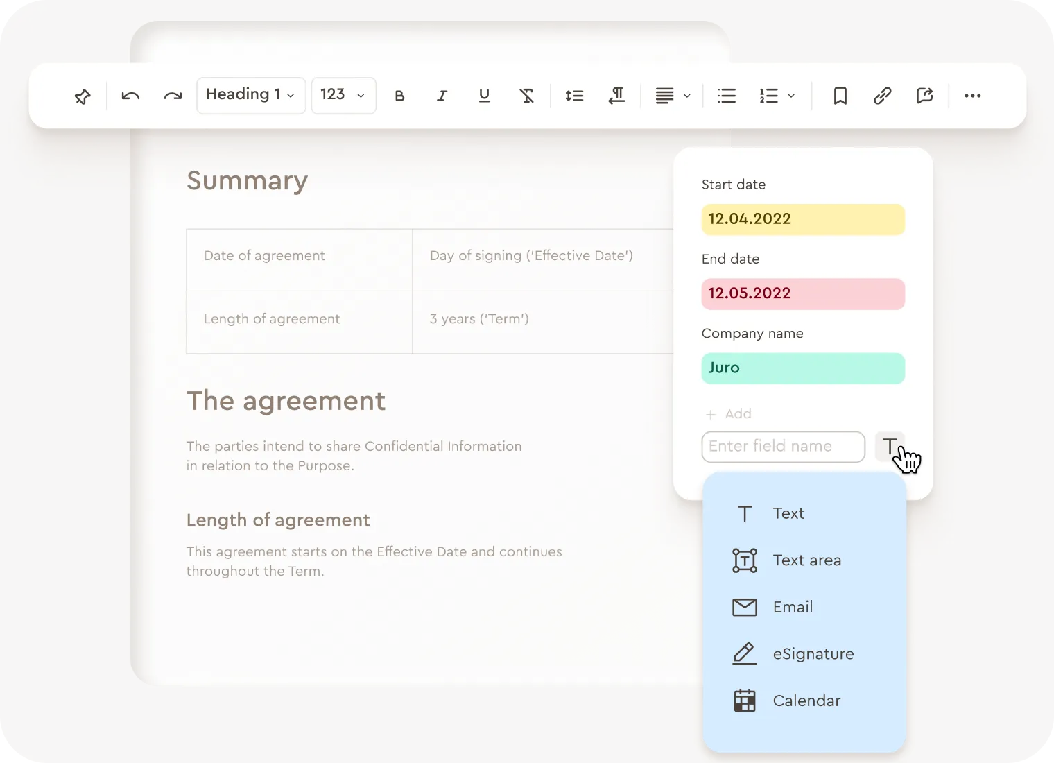 Juro for legal teams