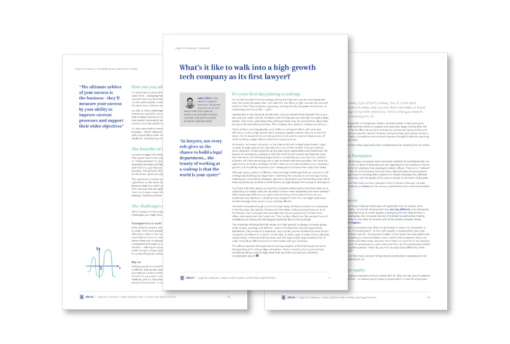 Juro eBook | Legal for scaleups