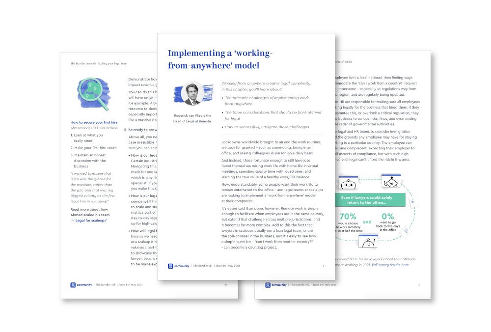 The Bundle: Issue #1 | May 2021 | Insights for scaleup GCs