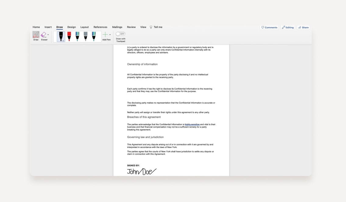 How To Insert A Signature In Word In 2024