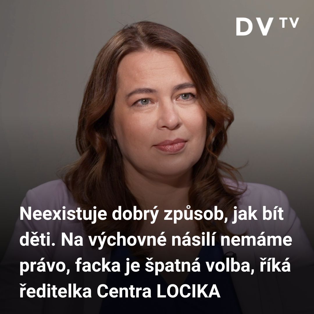 Ředitelka Centra LOCIKA Petra Wünschová v DVTV!