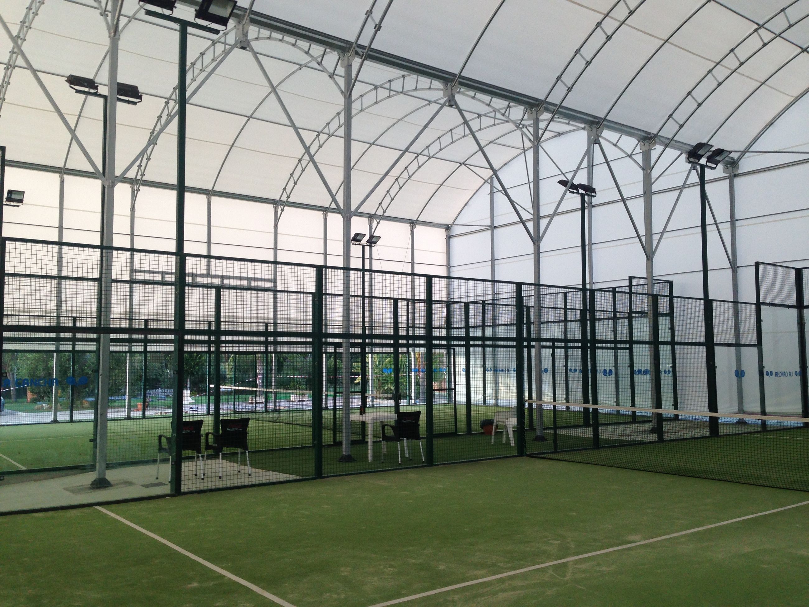Padel court canopies | Padel Tech