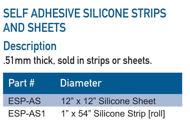 Self-Adhesive Silicone Sheets | Prosthetic Support | ESP