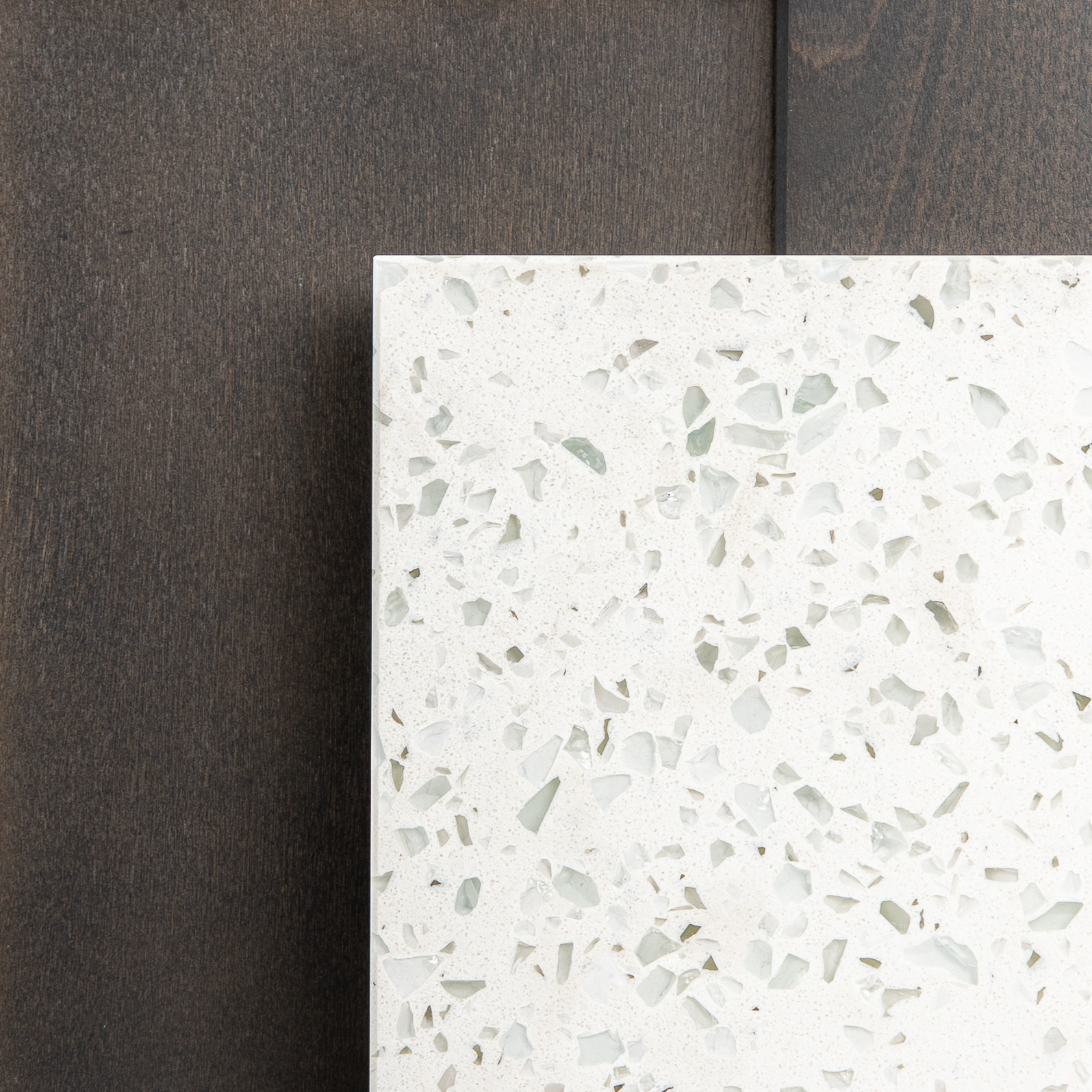 Element Recycled Glass Countertops Sample | Curava