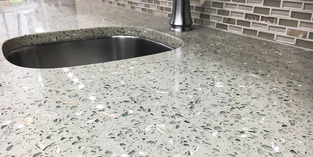 Recycled Glass Countertops | Curava