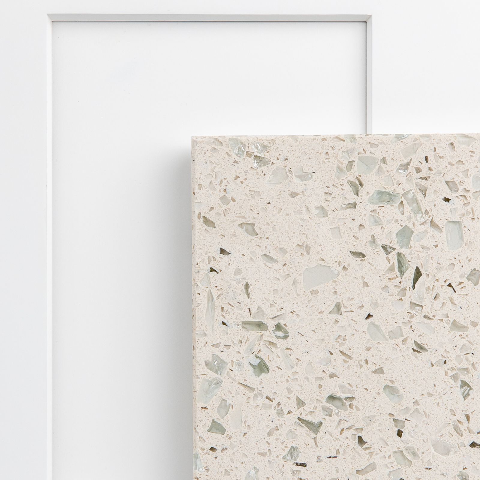 Himalaya Recycled Glass Countertop Sample | Curava