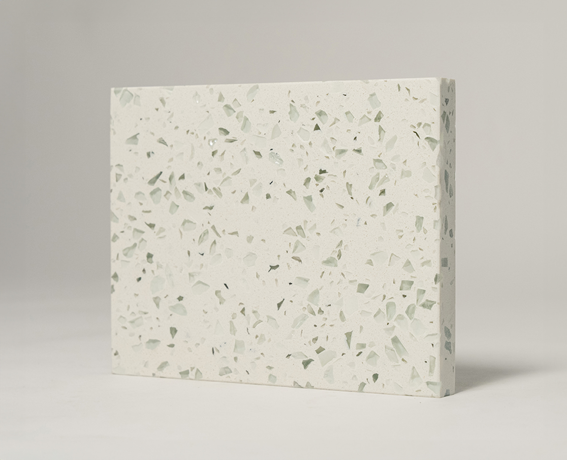 Element Recycled Glass Countertops Sample | Curava