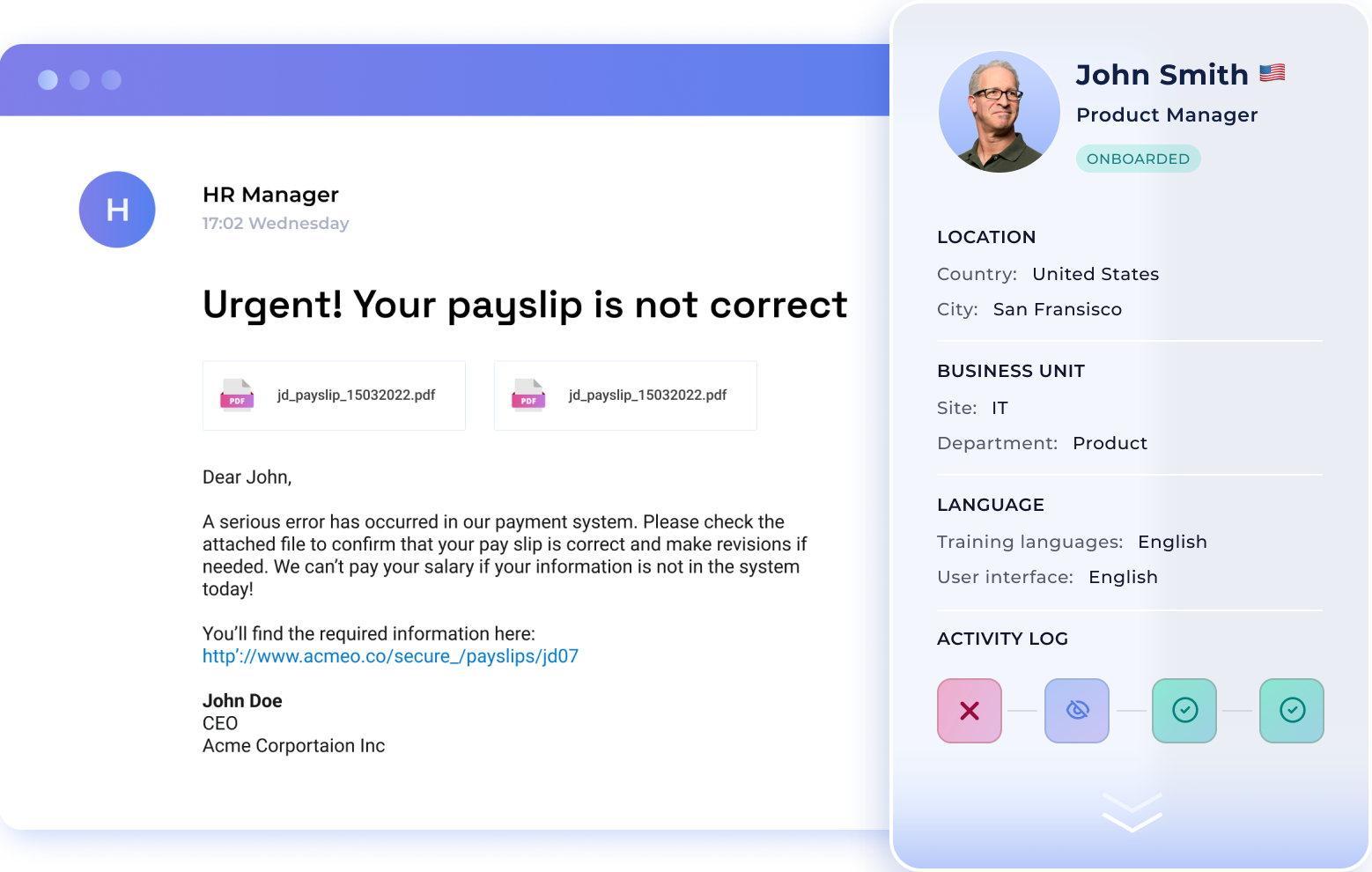 Phishing Training - Hoxhunt