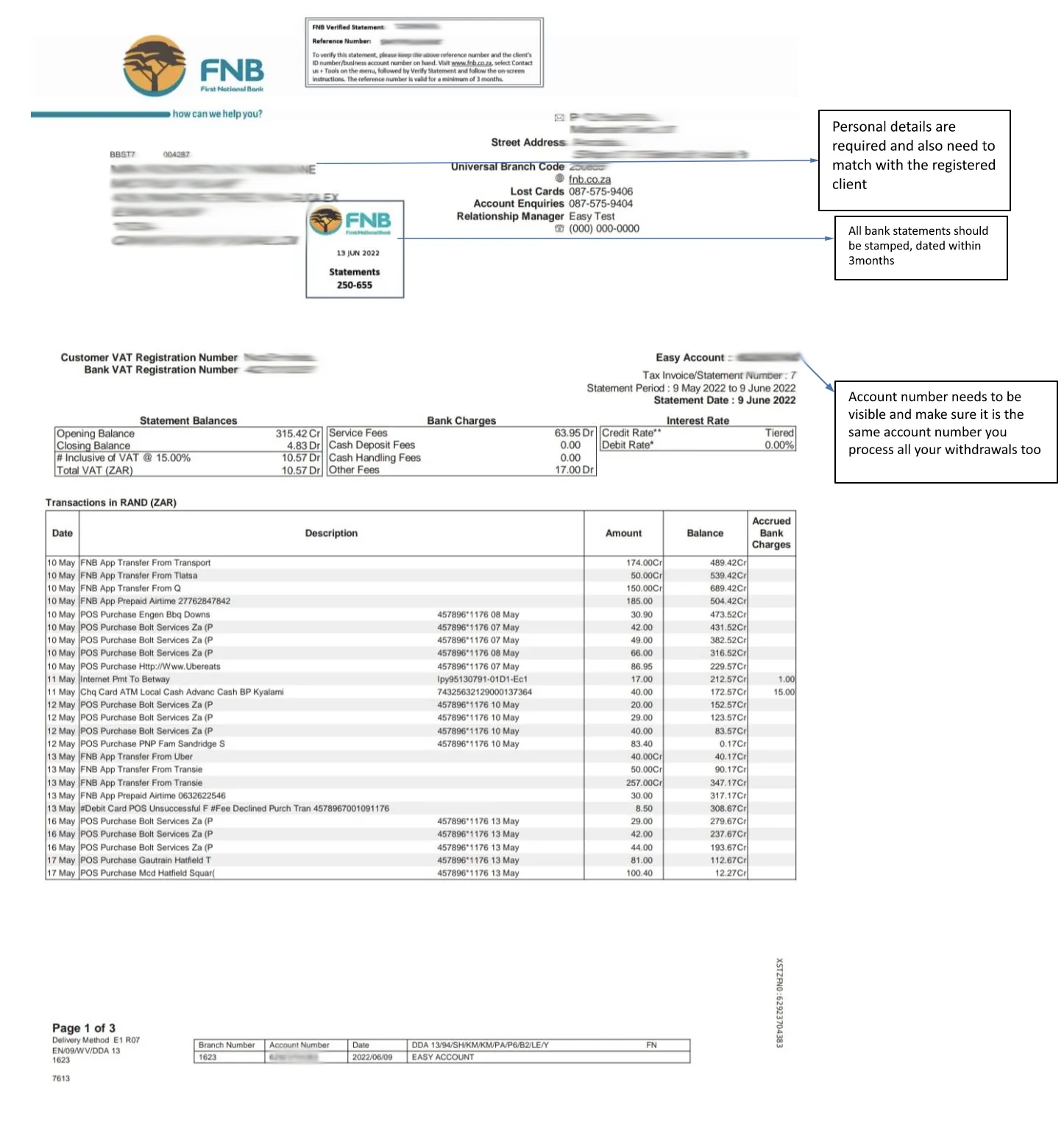 FICA Identification | FBK Markets