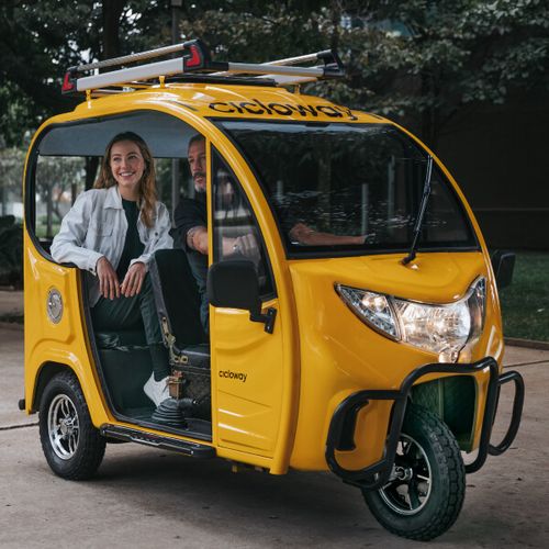 Tuktuks elétricos - Cicloway - #DescubraOMovimento